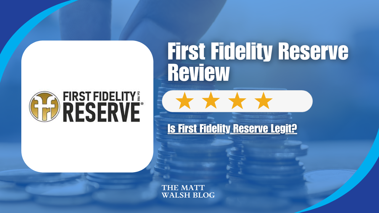 My First Fidelity Reserve Review - An Honest Take - Great American Gold Inc